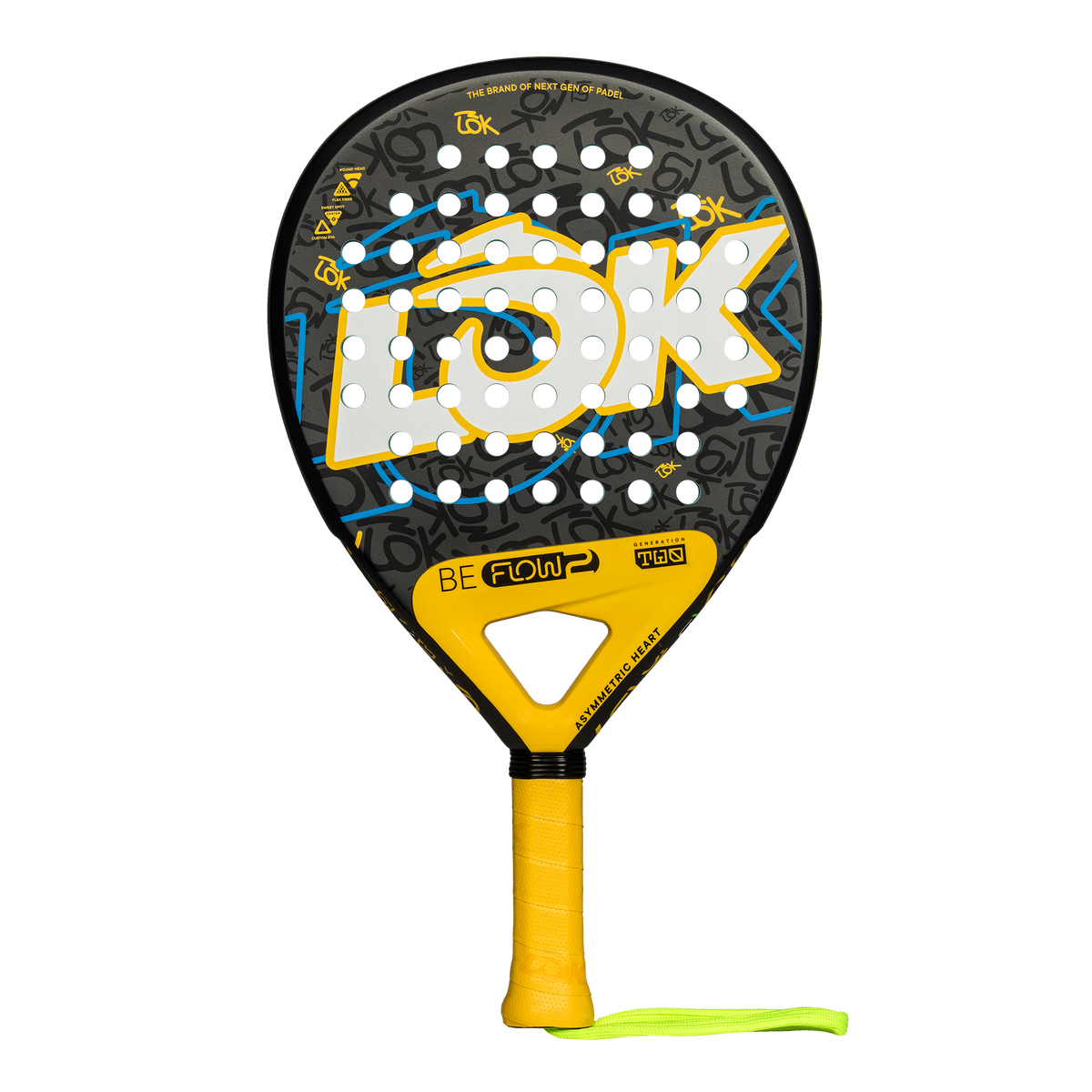 LÕK Be Flow Gen 2 - Yellow – Templeofpadel.com